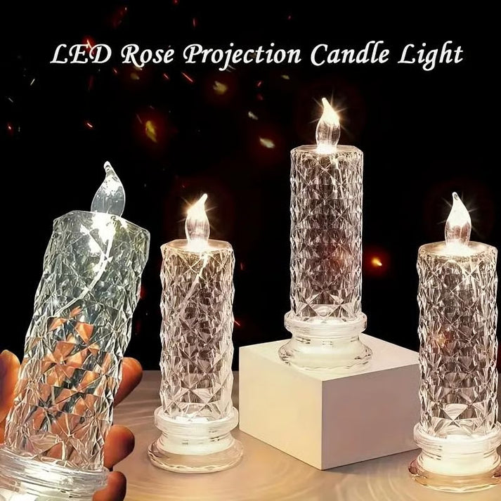 The CrystalGlitter Candle - A Dazzling, Color-Changing Glow + 50% OFF ...